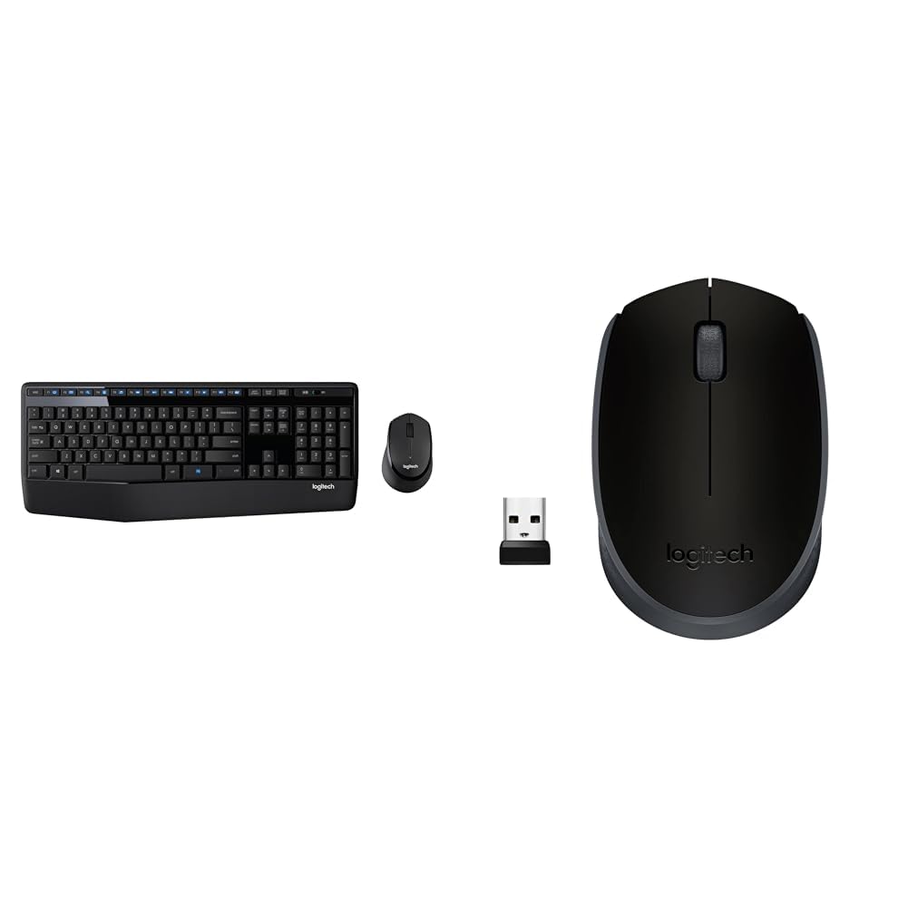 Amazon.in: Buy Logitech MK345 Wireless Keyboard and Mouse Set Full ...