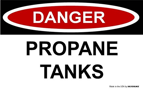 Amazon.com: DANGER PROPANE TANKS METAL SAFETY SIGN, 9X12 : Industrial ...