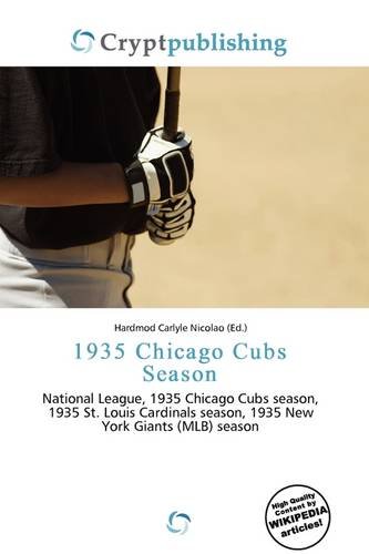 Amazon.co.jp: 1935 Chicago Cubs Season : 本