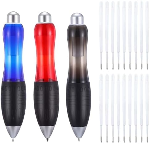 JIEYAO 21 Pcs Big Fat Pens With Lanyard, Weighted Pens for Hand Tremors ...