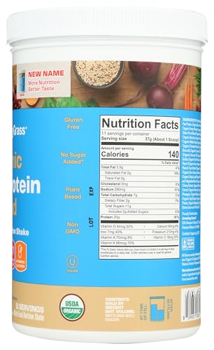 Snapklik.com : Amazing Grass Organic Plant Protein Blend: Vegan Protein ...
