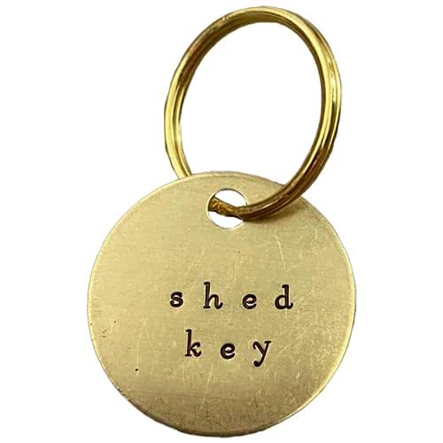 Amazon.com: Shed Keychain Label - Metal Key Identifier Tags with ...