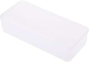 Amazon.com: Ankexin Rectangular Plastic Clear Storage Box Jewelry ...