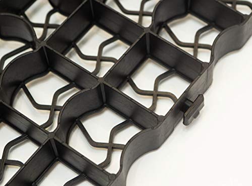 Grass Grid | Black Plastic gravel Grids |Paving Driveway Grid Turf ...