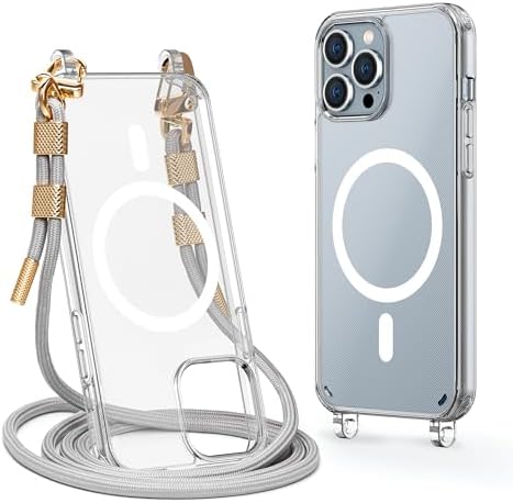 Amazon.com: Lawonda Magnetic Clear Case for iPhone 15 Pro Max 6.7 ...