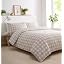 Portfolio Home Gingham Check Pink Double Soft Easy Care Bed Linen ...