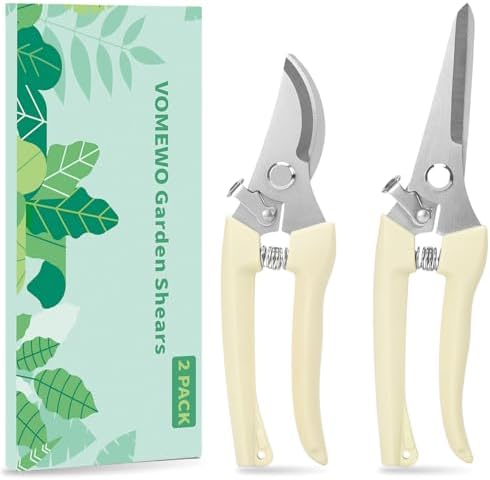Amazon.com : Pruning Shears, 2PACK Sharp Handheld Garden Shears ...