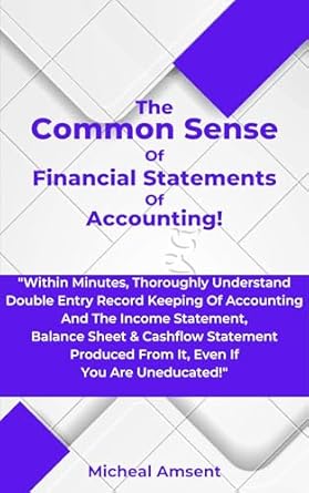 The Common Sense Of Financial Statements Of Accounting : Within Minutes ...