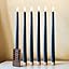 Ni-JASW Navy Blue Flameless Taper Candles with Remote, Flickering ...