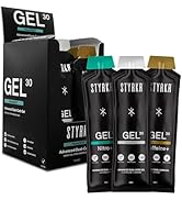 GEL30 Energy Gels by Styrkr - 30g of Carbs - Pack of 12 Energy Gels for ...