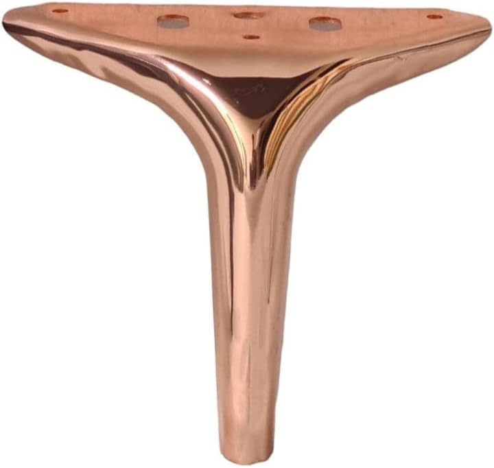 Fascination Seating Sofa Leg 6 Inch / 15 Cms Rose Golden Glossy Finish ...