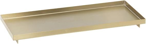Amazon.com: Front Of The House Brass Rectangular Footed Tray - 12 1/4 ...