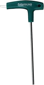 Amazon.com: ZEZEFUFU Steel 5mm Hex Key T-Handle Allen Wrench Long Arm ...