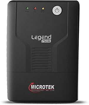 Microtek Legend 750M Line Interactive UPS 650VA/360W, Micro Processor ...