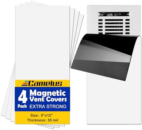 Seatern Magnetic Vent Covers, Extra Strong Magnets, 8" x 12" (4 Pack ...