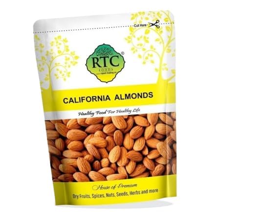 RTC FOODS ALMOND REGULAR (250gm) Premium Badam Giri | High in Fiber ...
