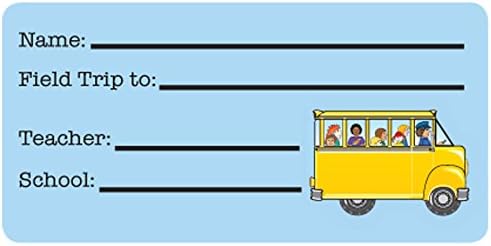Amazon.com: SHAPES ETC. 36 Pcs Field Trip Nametags/Labels 1.63in x 3 ...