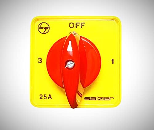Salzer Electronics Rotary Switch, 63Amps, Phase Selector with CLOSURE 1 ...