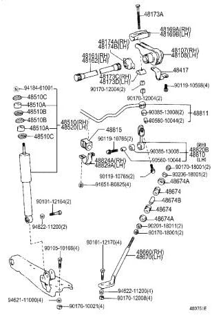 Amazon | TOYOTA (トヨタ) 純正部品 フロントショックアブソーバ クッション 品番90948-01031 | ロッド・パーツ ...