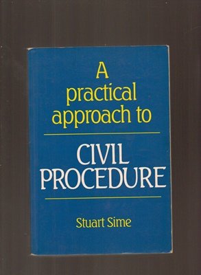 A Practical Approach to Civil Procedure (Practical Approach S.): Amazon ...