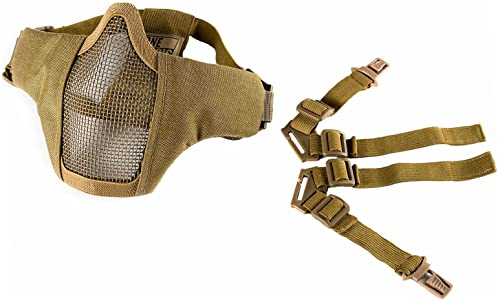 Snapklik.com : OneTigris 6 Foldable Half Face Mesh Mask Military Style ...