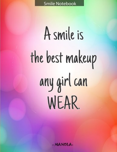 Smile Notebook Vol.1: 110 Lined Pages 55 Sheets, 8.5x11 inches, with ...