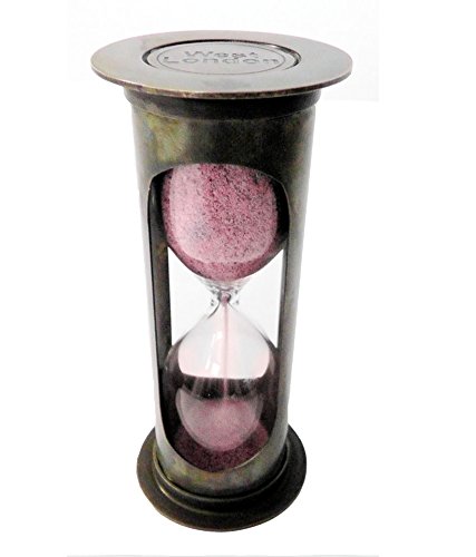Indigocart -3 Minutes Hourglass Decorative Pink Sand Timer : Amazon.in ...