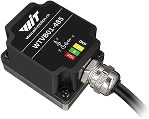Amazon.co.jp: WitMotion WTVB01-485 IPX8 防水振動センサーセンサー、Modbus RTU 3 軸 ...
