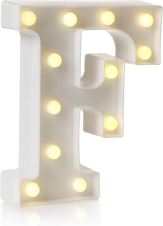 D4P LED Alphabet Letter & Number Light Sign Decorations, Lamp for Home ...