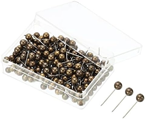 Amazon.com: PATIKIL Push Pins, 200 Pack Round Head Map Tacks Thumb ...