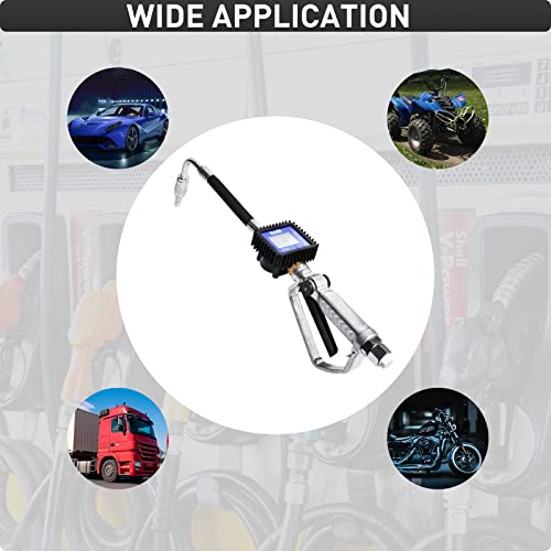 YFIXTOOL Digital Oil Control Valve Meter Nozzle, Pneumatic Oil Gun with ...