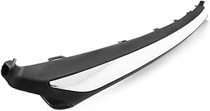 Amazon.com: EFCUCLP Bumper Grille Front Lower Side Black+Silver Plastic ...