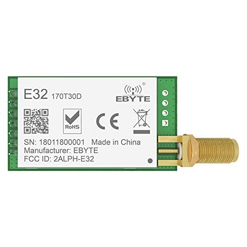 Amazon.com: EBYTE LoRa Module 30dBm Long Range 170mhz Smart Module 1W ...