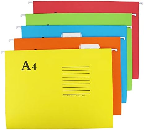 20PCS A4 Suspension Files, Filing Cabinet Suspension Files with Tabs ...
