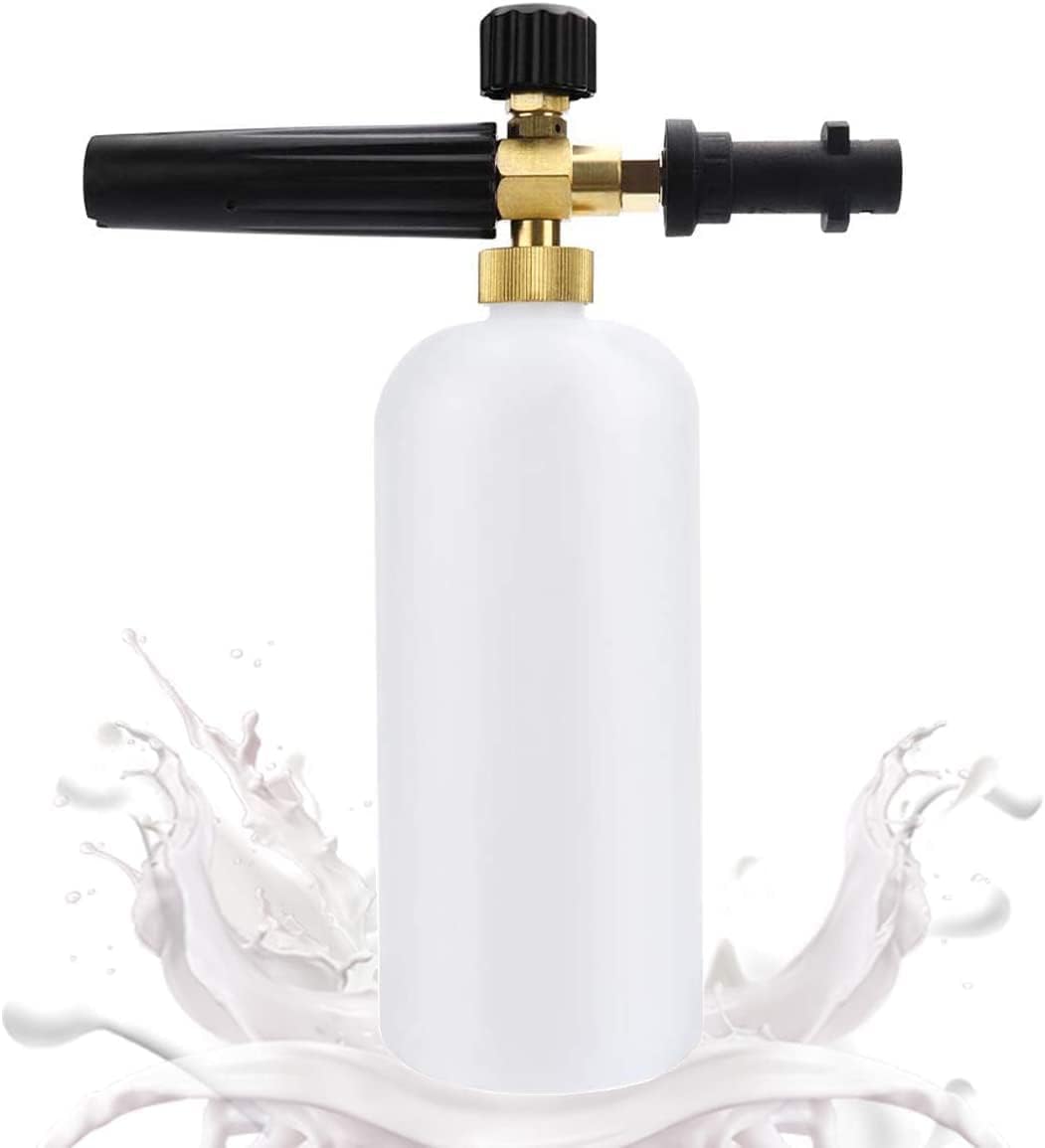 Amazon | NADELAケルヒャー用フォームガン 泡洗車 高発泡 高圧洗浄機 Karcher K2～K7に対応 洗車ノズル 庭 ガーデン1L（） | 散水ノズル