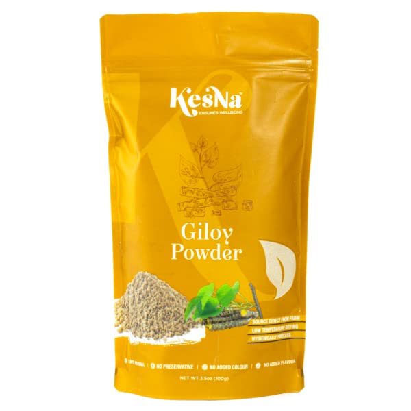 KesNa Giloy Powder | Guduchi | Tinospora cordifolia | Gulvel Stem ...