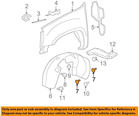Amazon.com: New Genuine GM Retainer Part# - 11612035 : Automotive