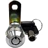 Admiral Locks 1-1/4” Tubular Cam Lock, Keyed Alike Removable Key RV ...