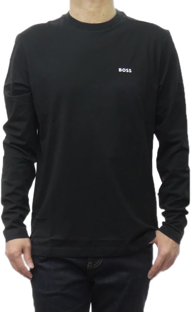 Amazon | [HUGO BOSS] [ヒューゴ ボス] メンズ クルーネック ロング Tシャツ 50506365 10256064 ...