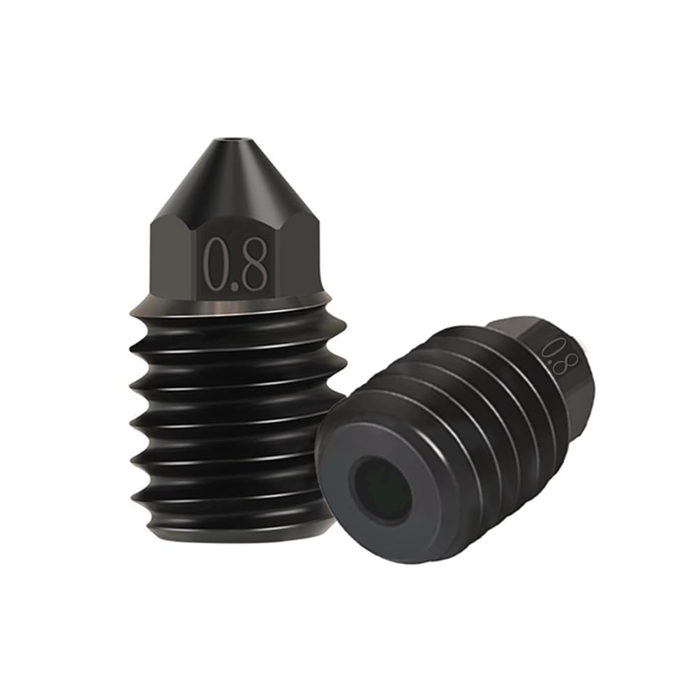 Snapklik.com : 2 Pack 3D Printer Upgraded Nozzle Hardened Steel Clone ...