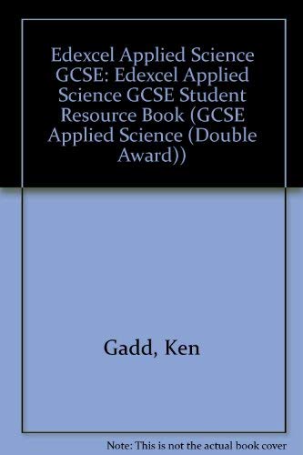 GCSE Applied Science (Double Award): GADD K.: 9780748772032: Amazon.com ...