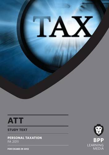 ATT - Paper 1 Personal Taxation : Media, Bpp Learning: Amazon.in: Books