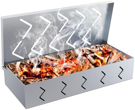 Amazon.com: Grillaholics Smoker Box, Top Meat Smokers Box in Barbecue ...