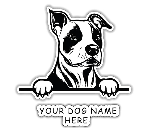 Amazon.com: Customize Pet Sticker Decal With Your Dog Name | Custom ...