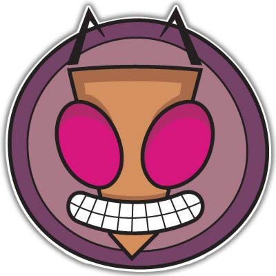 Invader Zim Irken Race Vynil Car Sticker Decal - Select Size : Amazon ...