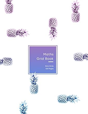 Maths Grid Book: 5mm size graph paper grid book for students or ...