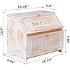Amazon.com: HOMEKOKO Vintage Double Layer Large Bread Box for Kitchen ...
