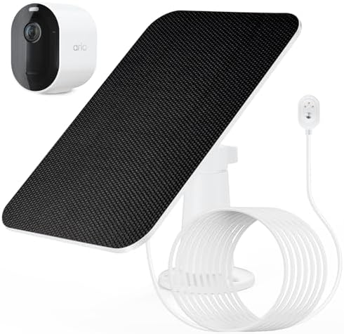 Amazon.com: Arlo Solar Panel Charger, Arlo Essential Solar Panel ...