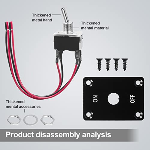 Snapklik.com : GUETNEU Button Switch Rocker Switch Toggle Switch Four ...