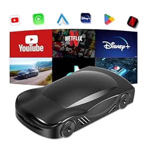 LERANDA Wireless Carplay Adapter with Netflix YouTube TikTok, 2024 Magic Box CarPlay Ai Box, 2 ...